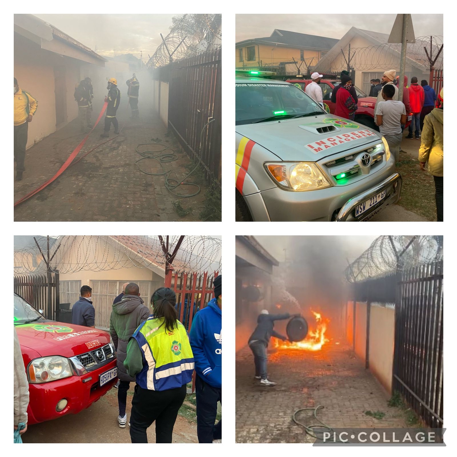 Bakkie burnt out in Laudium | Laudium Today - Keeping Laudium Connected
